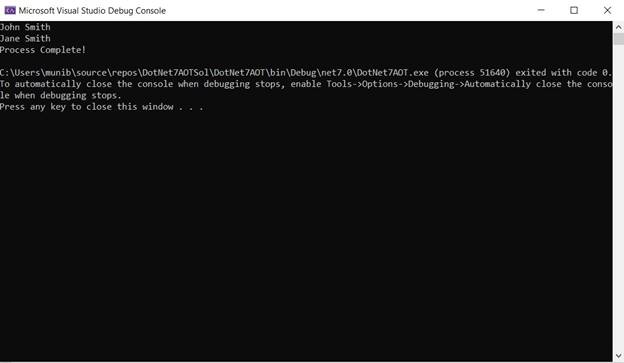 Ahead Of Time (AOT) Compilation To Native Code In .NET 7 Ahead Of Time (AOT) Compilation To Native Code In .NET 7